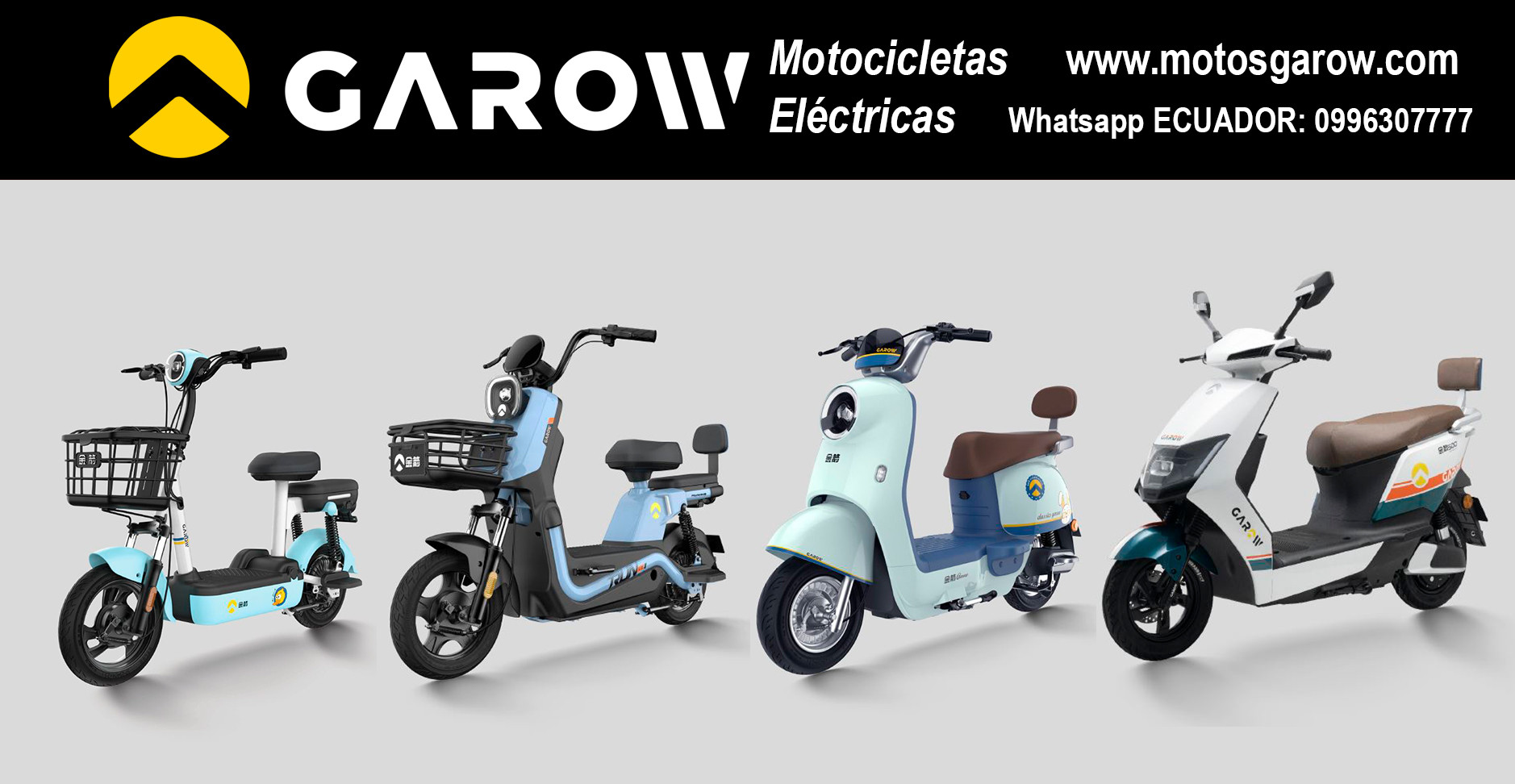 Motocicletas Eléctricas Garow | Motos Eléctricas | Avenida de los ...