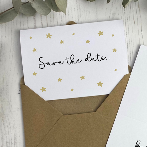 Save the date - stars | poppy-forrest-kraft