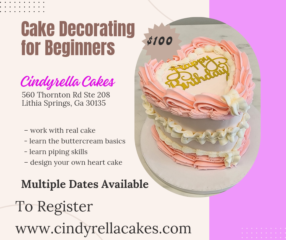 Cake Class for Beginners | Cindyrella Cakes