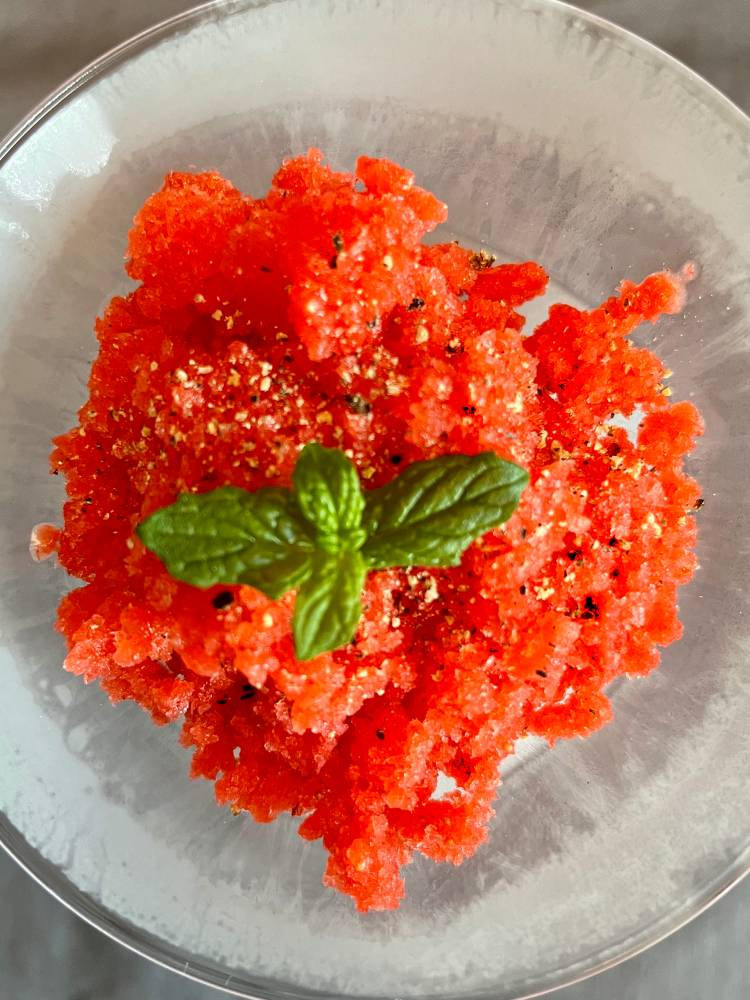 Granité aux fraises | Signé Gourmand