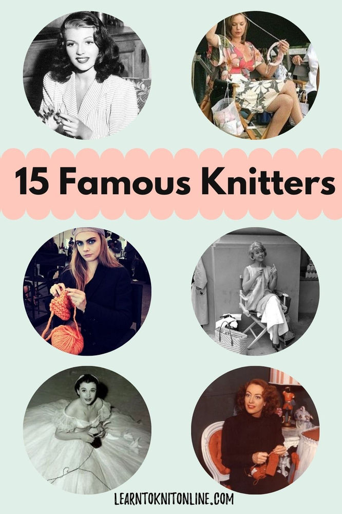 15 Famous Knitters