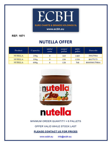 Nutella Offer | ECBH
