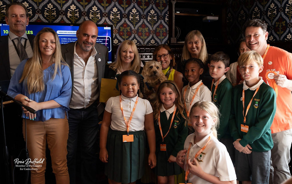 Rosie hosts the National School Dog of the Year Awards