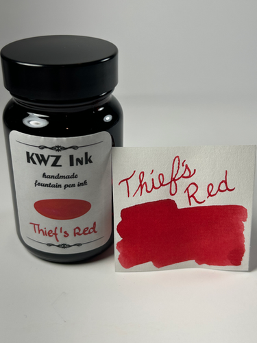 KWZ Fountain Pen Ink 60ml - Thief's Red - Standard Ink | Provincial Mills
