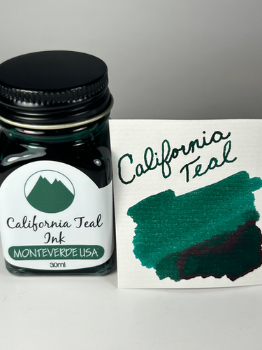 Monteverde Fountain Pen Ink 30ml - California Teal - Standard Ink ...