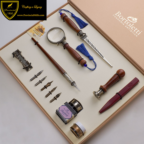 Bortoletti Complete Wood Desk Set | Provincial Mills