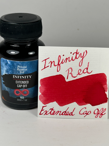 Private Reserve Infinity Fountain Pen Ink 30ml - Red - Extended Cap Off ...