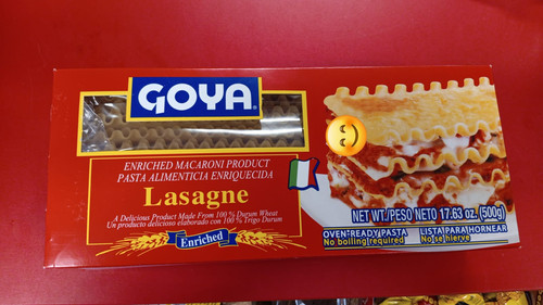 Goya - Lasagne | La Metapaneca