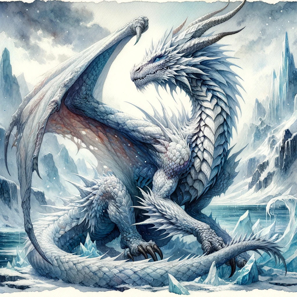 Adult White Dragon