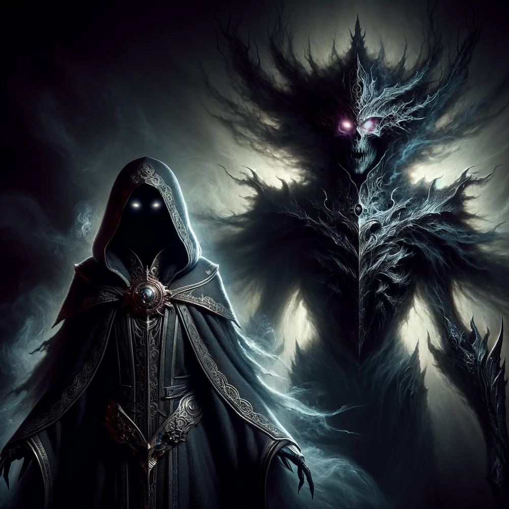 40 DND Warlock Backgrounds - by Nick Shepley