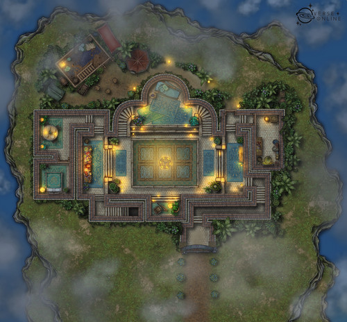 Solustine Palace Battle Map | Enter the Arcverse