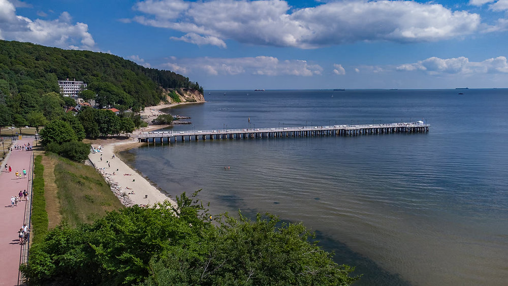 Gdynia Orłowo Pier: Cliff and Pier - Perfect for a walk