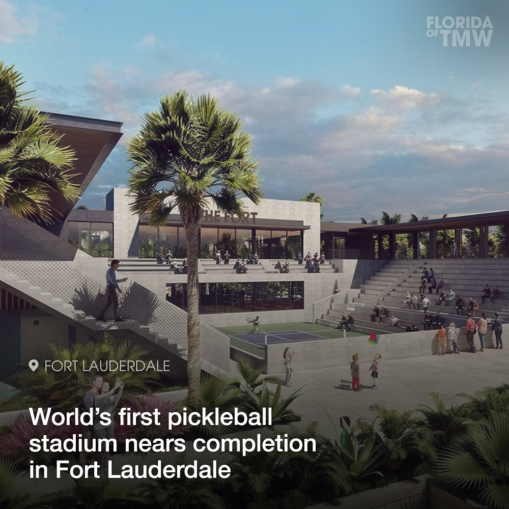 World’s first pickleball stadium, The Fort, nears completion in Fort ...