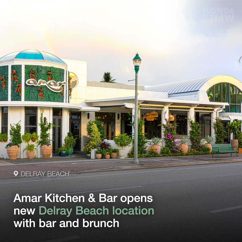 Amar Mediterranean Kitchen & Bar opens new Delray Beach location with ...