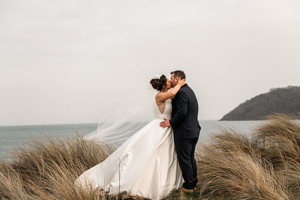 Windswept Gower Wedding | Oxwich Bay Hotel | Hannah & Adam