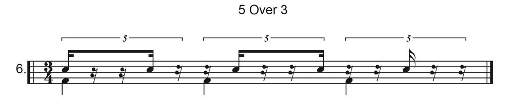 Polyrhythmic Flam Rudiments