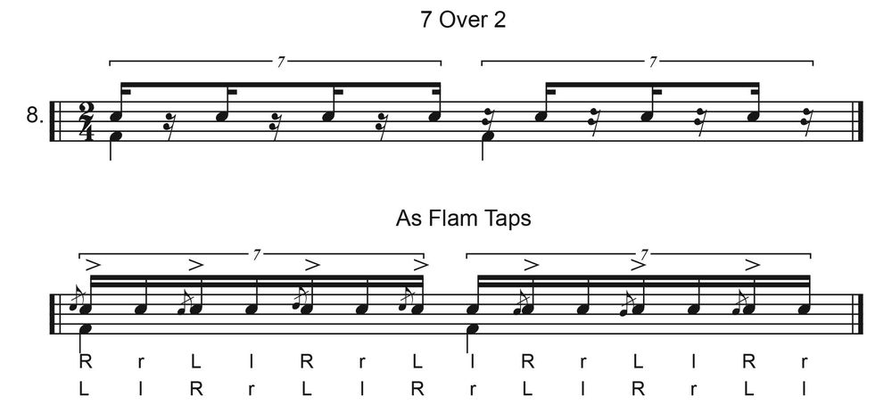 Polyrhythmic Flam Rudiments