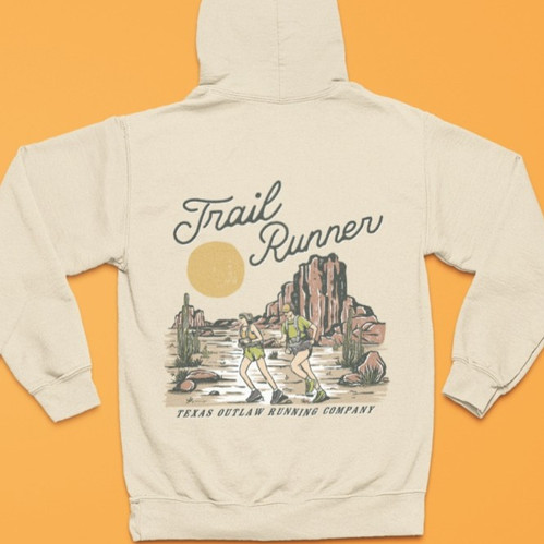 Trail Runner Hoodie | Texas Outlaw Running
