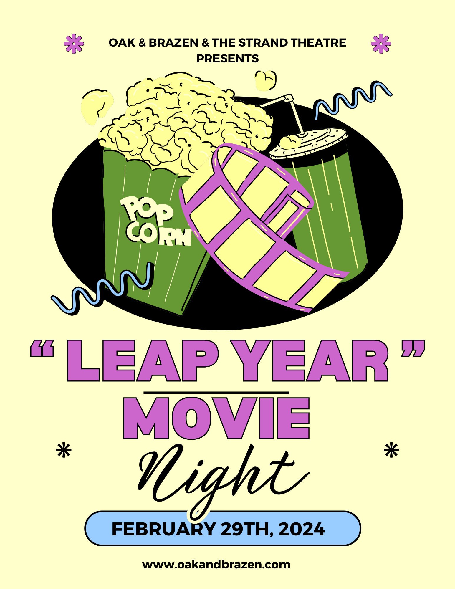 Leap Year Movie Night Oakandbrazenwine leap-year-movie-night-oakandbrazenwine