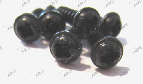 vis pour plastique avec embase CBLH 2.2x8 Zingué Noir | MVE VISSERIE AERO