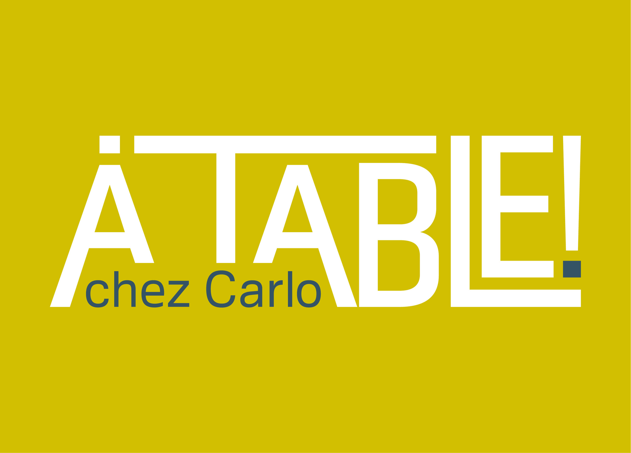 Le menu | A table ! chez Carlo