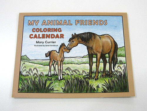 My Animal Friends - Colouring Calendar | Willow Ranch