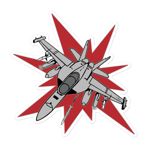 US Navy EA-18G Growler AMRAAM Shot Sticker | RampCheck Global