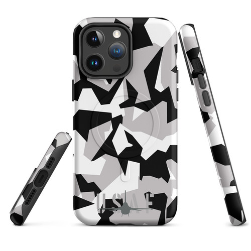 USAF 18AGRS Viper Arctic Splinter Camo Inspired MagSafe® tough case for ...