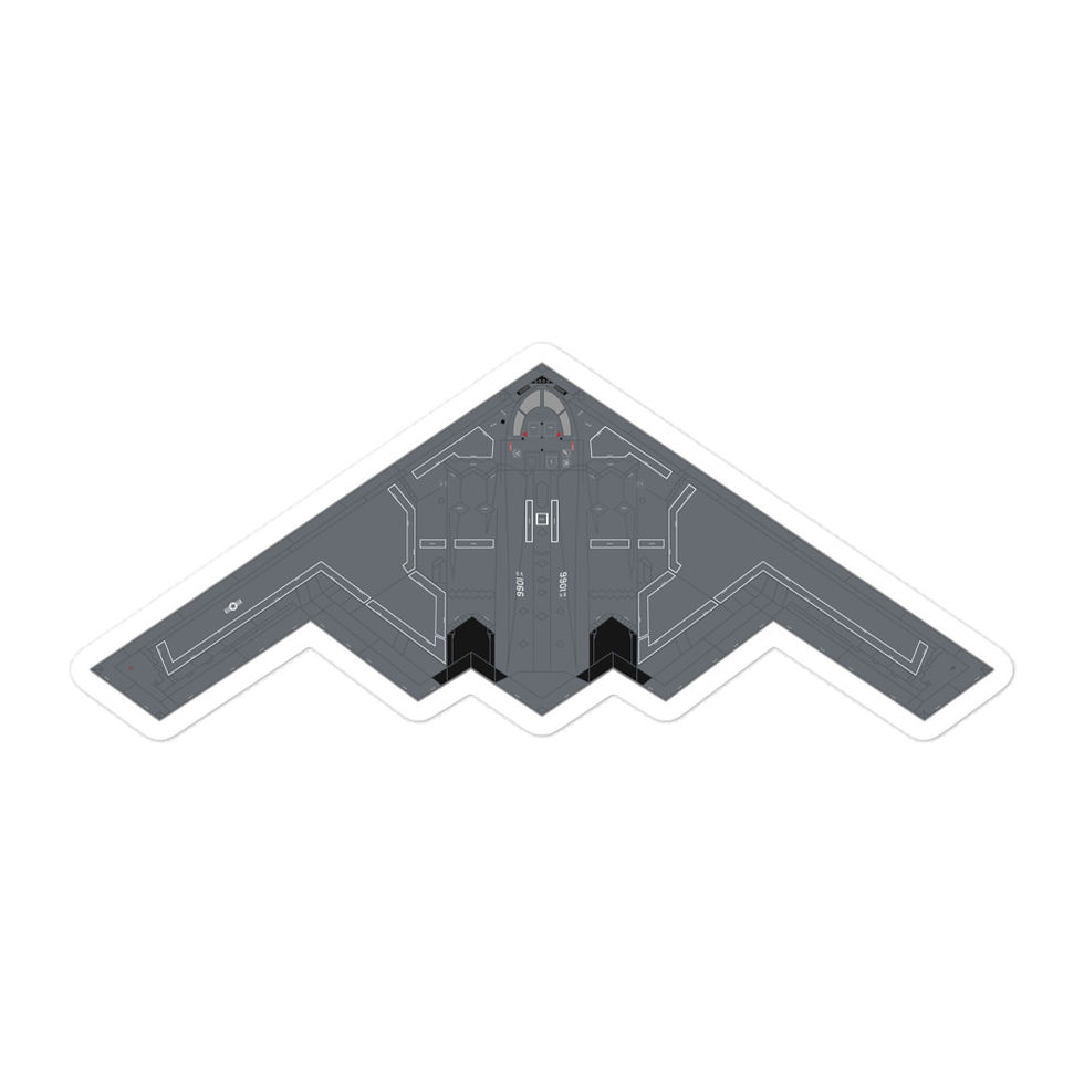 USAF B-2A Spirit Stealth Bomber Sticker | RampCheck Global