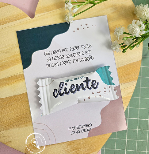 Cartao Balinha Dia do Cliente | Bella Ideia