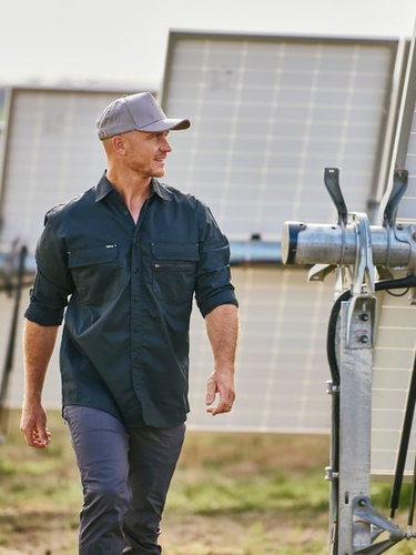 Bisley X AIRFLOW™ Stretch Ripstop Shirt 超涼氣流彈性排汗長袖洞洞工作服 (Poly 88%) | VikingOmni 維京全向 PPE