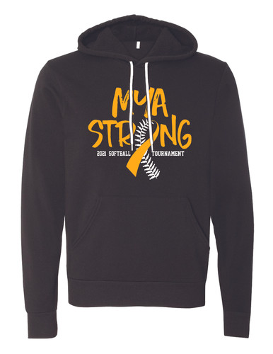 Mya Strong Black Hooded Sweatshirt | mysite