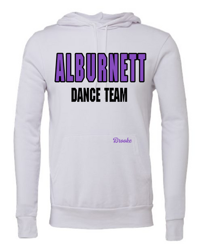 Alburnett Glitter Dance Team BELLA Hooded Sweatshirt | mysite