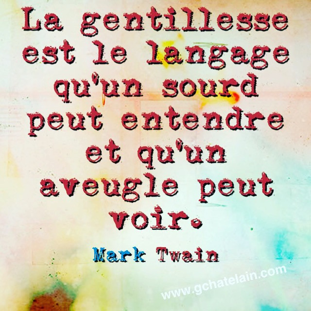 Etre gentil