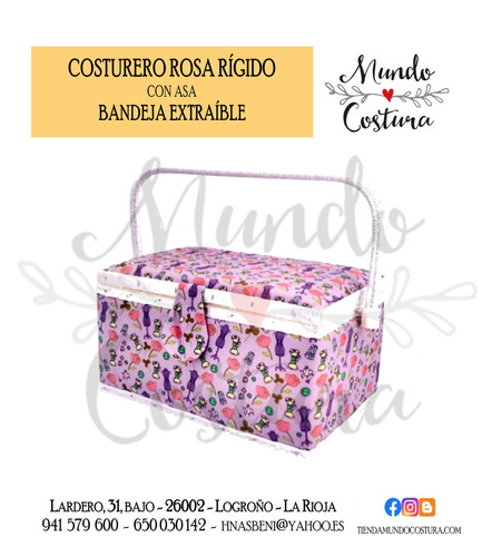 Costurero rígido con asa | Mundo ️Costura