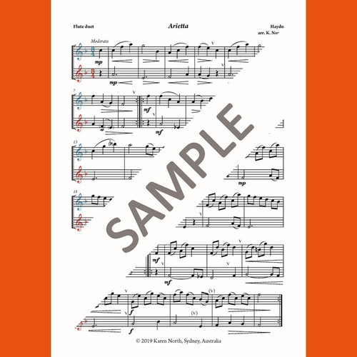 Arietta by Haydn (Digital Download) | Allegro Publishing