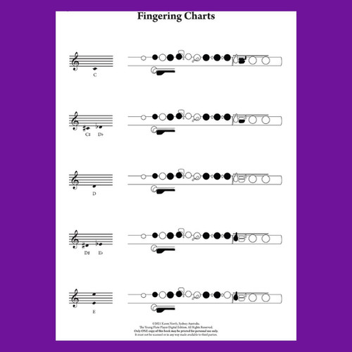 Flute Fingering Charts | Allegro Publishing