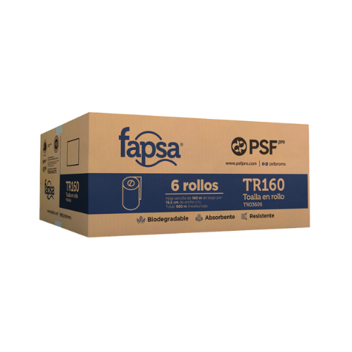 FAPSA TR160 - Toalla en rollo (Caja 6/160) | multiproductos