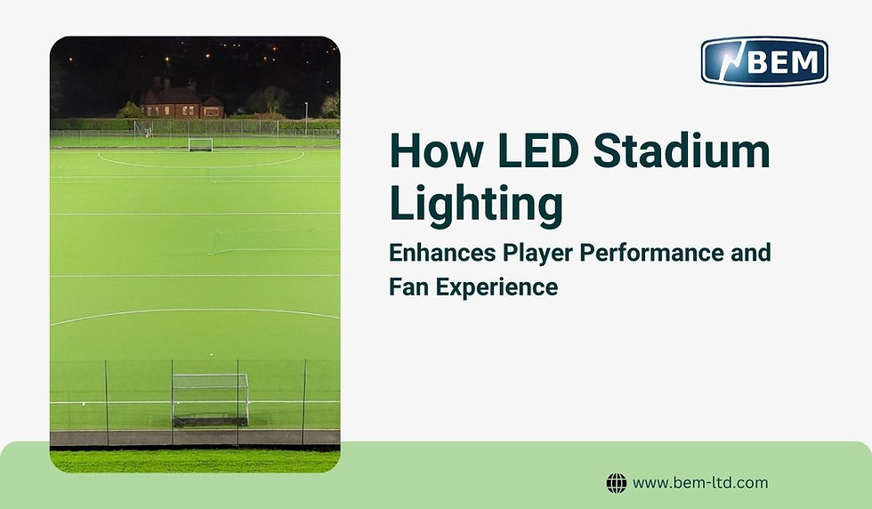 How LED Stadium Lighting Enhances Player Performance and Fan Experience