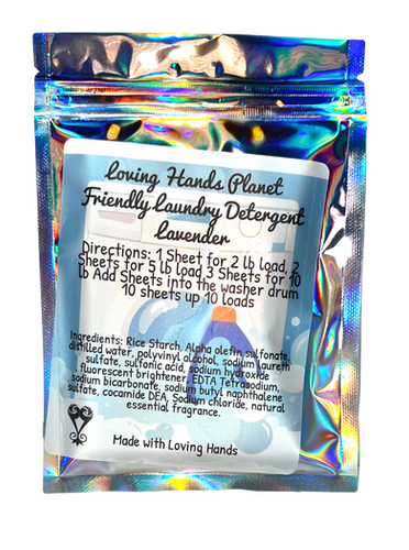 Planet Friendly Laundry Detergent Lavender 10 sheets | ITS the Room