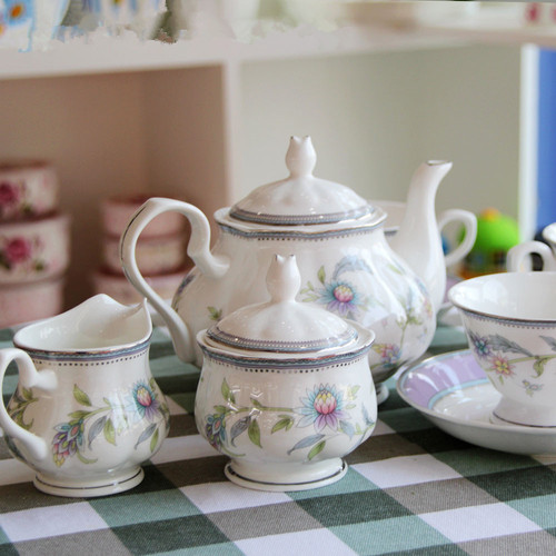 15 pcs afternoon tea set with floral decal | wendyhouse