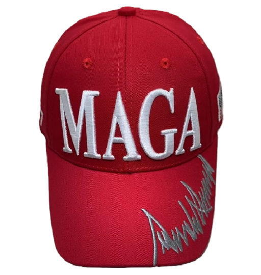 MAGA 45/47 Signature Cap – Available in Red | The MAGA Mall