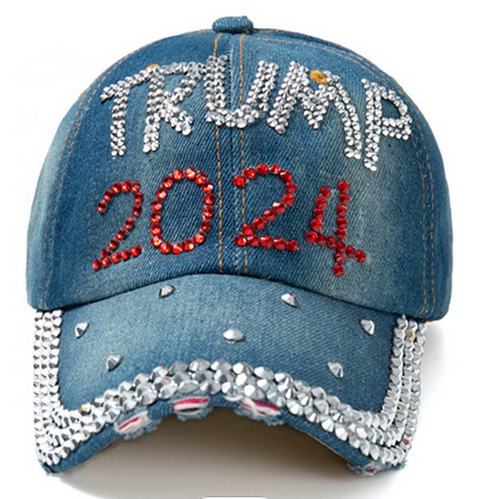 Trump 2024 Rhinestone Cap | The MAGA Mall
