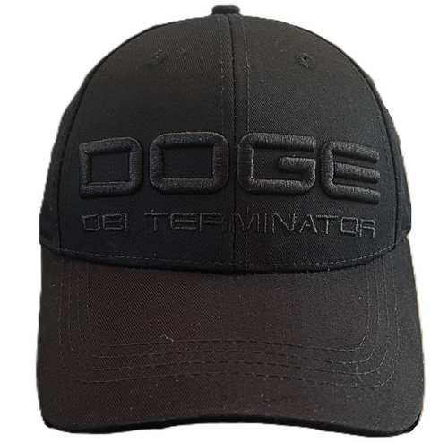 DOGE - DEI Terminator Cap - Available in Black | The MAGA Mall