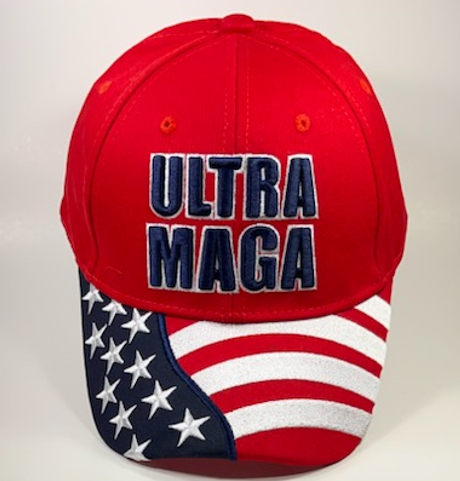 Ultra MAGA American Flag Cap | The MAGA Mall
