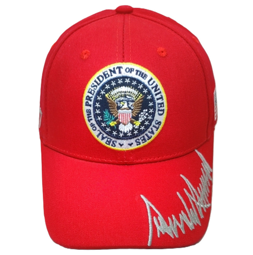 Trump Presidential Seal Cap - Available in Red, White and Blue | The ...