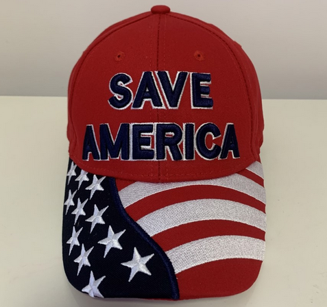 Save America American Flag Cap – Available in Red, White, Blue & Black ...