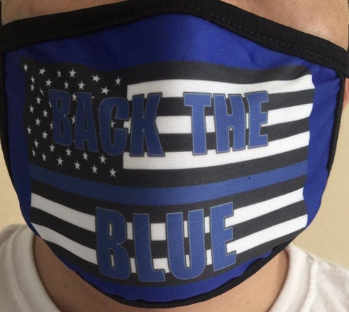 BACK THE BLUE Face Mask | The MAGA Mall