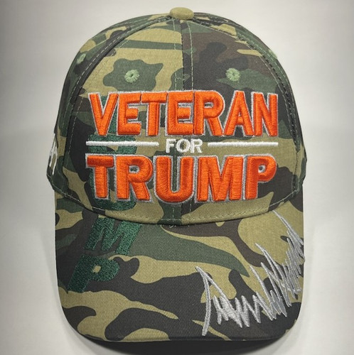 Veteran For Trump 45/47 Caps - Available in 4 Colors | The MAGA Mall