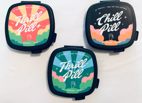 Chill Pills (THC + Melatonin) 30 Capsules | Steady Eddy's